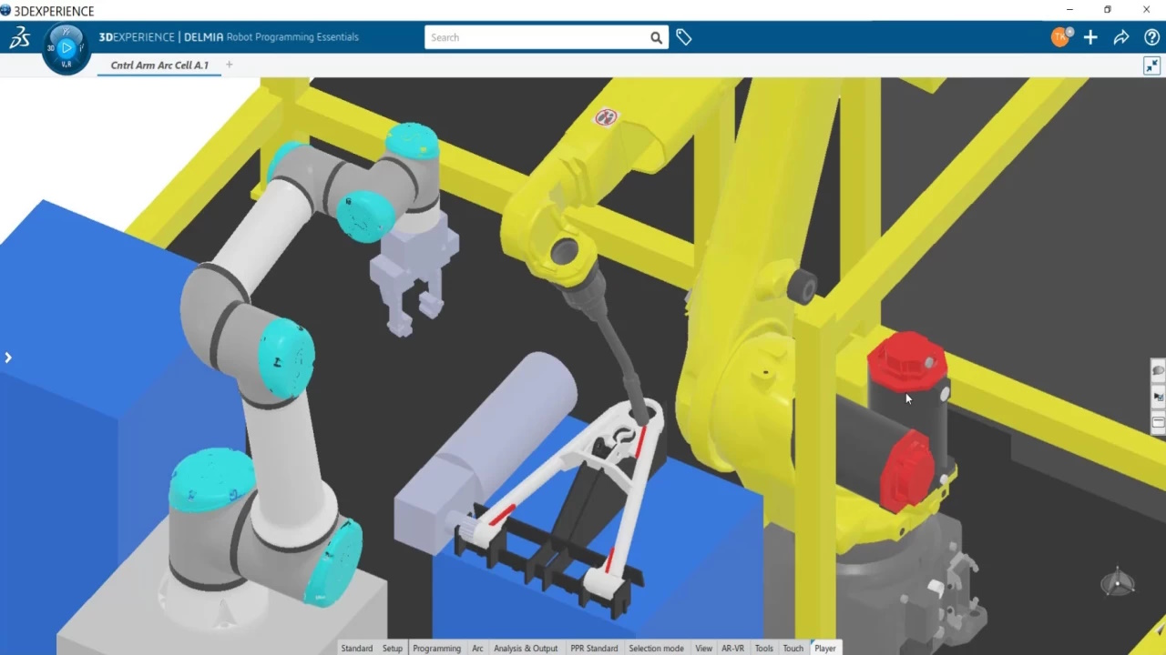 Delmia programiranje robota | Solfins 3D kompanija